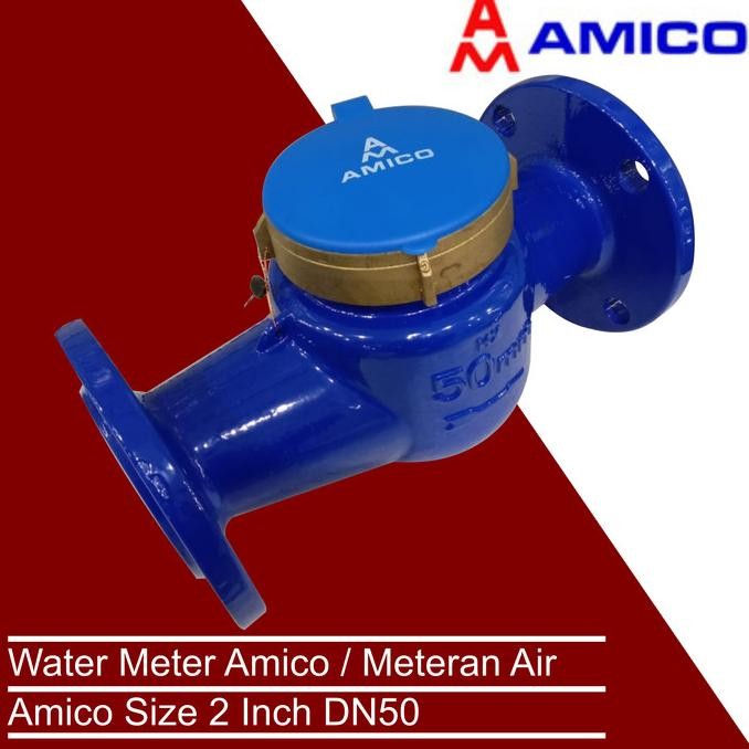 Jual Water Meter Amico / Meteran Air Amico Size 2 Inch Dn50 | Shopee ...
