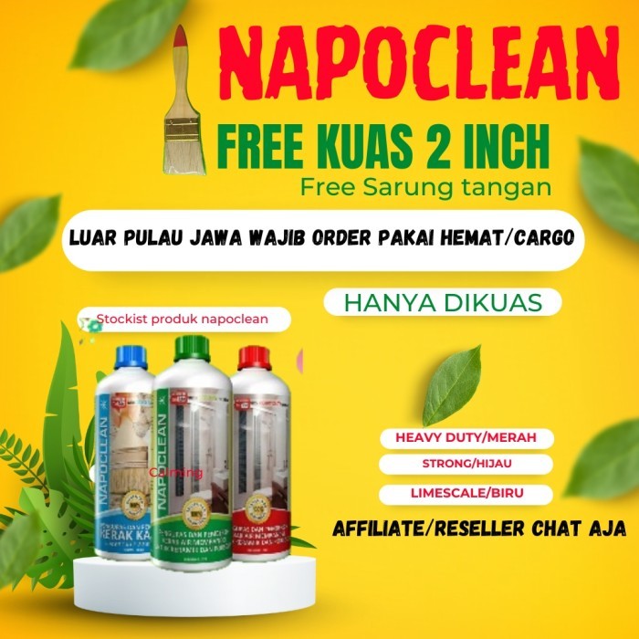 Jual NAPOCLEAN HEAVY DUTY MERAH | Shopee Indonesia