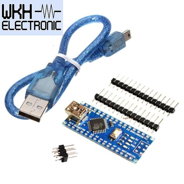 Jual (WKH) ARDUINO NANO MINI USB ATMEGA328P PLUS KABEL | Shopee Indonesia