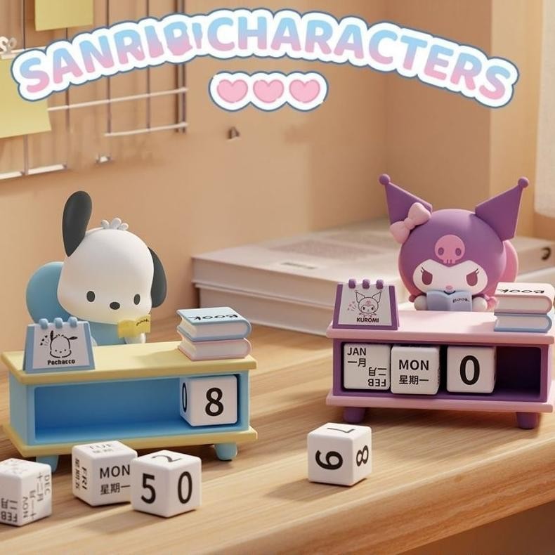 Jual Trt kalender meja kuromi table calender pochacco figure kalender ...