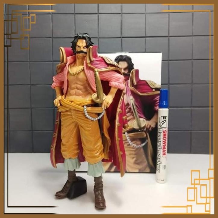 Jual [VMR] mainan static figure gold d roger one piece statue bahan pvc ...
