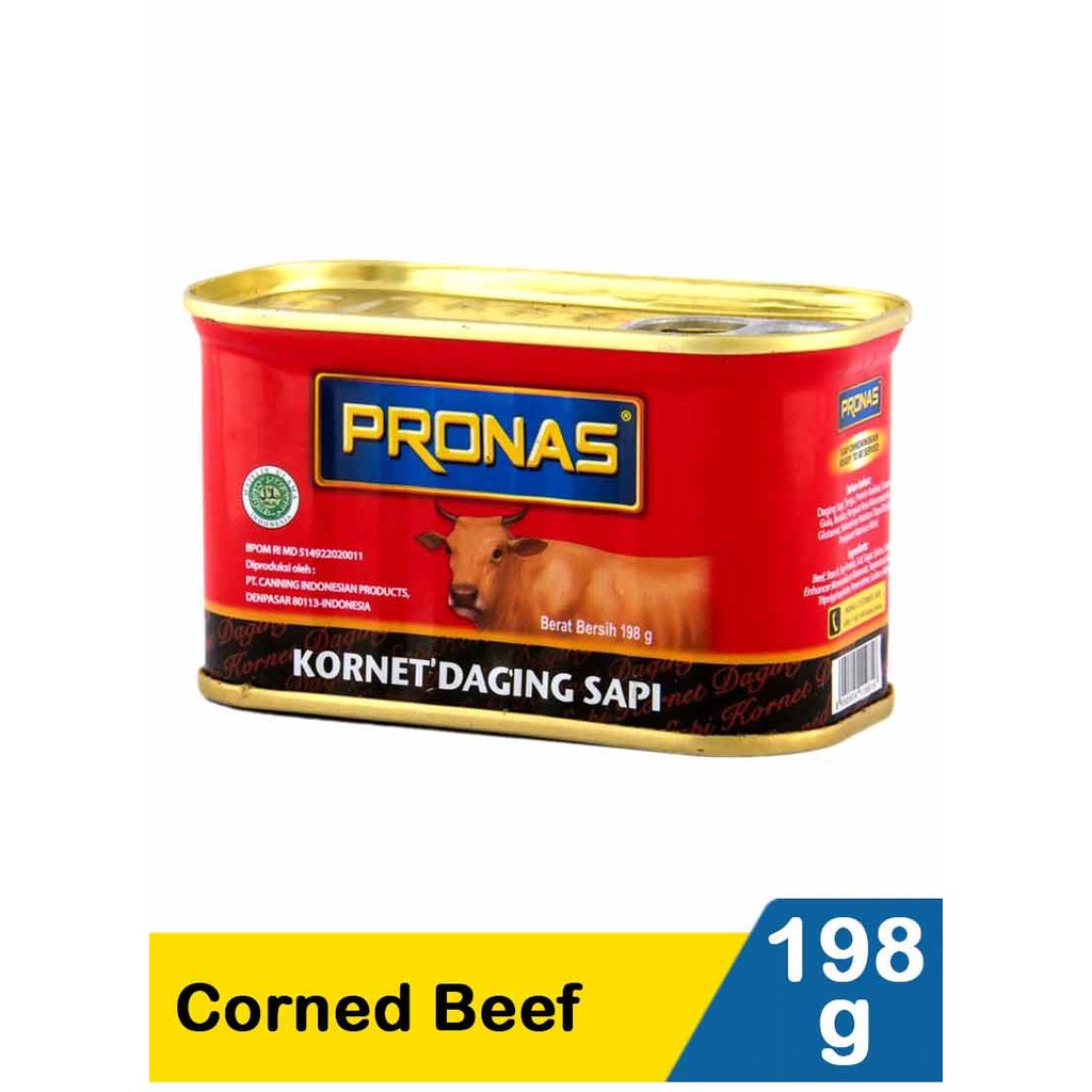 Jual Corned Beef - Pronas / Kornet Sapi 198gr | Shopee Indonesia