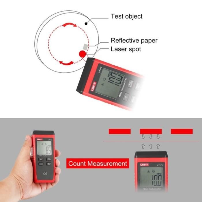 Jual Digital Laser Tachometer Rpm Alat Ukur Kecepatan Jumlah Putaran ...