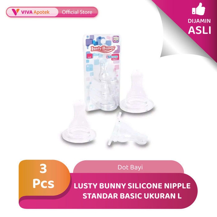 Jual Lusty Bunny Silicone Nipple Standar Basic Ukuran L (3 PCS) | Shopee Indonesia