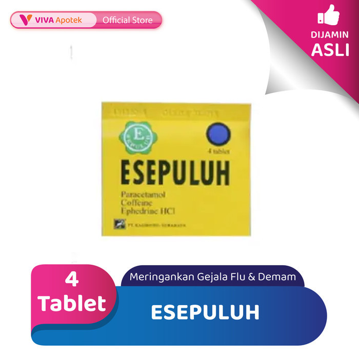 Jual Esepuluh untuk Meringankan Gejala Flu & Demam (4 Tablet) | Shopee ...