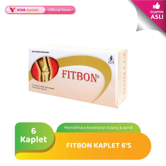 Jual Fitbon untuk Memelihara Kesehatan Tulang & Sendi (6 Kaplet ...