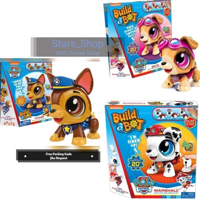 Jual PAW PATROL BUILD A BOT CHASE MARSHALL SKYE BUILD YOUR OWN ROBOTIC ...
