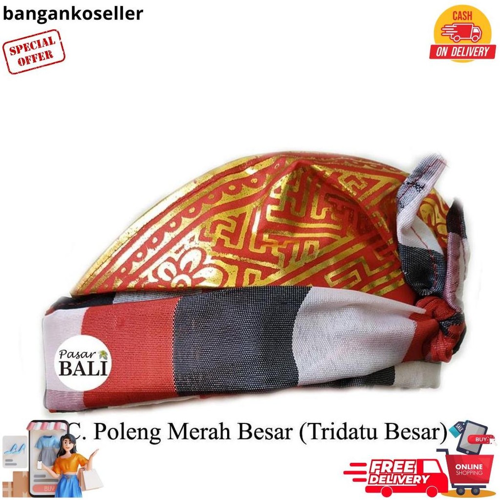 Jual Udeng Jadi Poleng Kombinasi - Ikat Kepala Khas Bali Bisa Cod ...