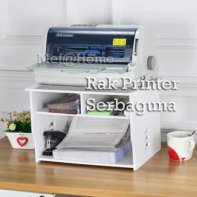 Jual Meja Printer DOT Matrix Minimalis Rak TV Laptop Komputer Serbaguna ...