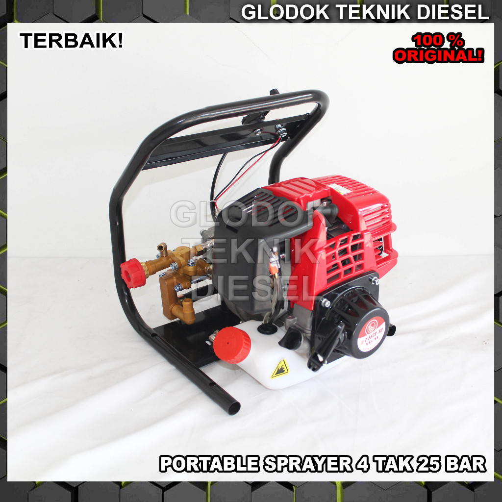 Jual murah tiger mesin semprot air pertanian portable sprayer serbaguna 4 tak & 2 tak bensin ...