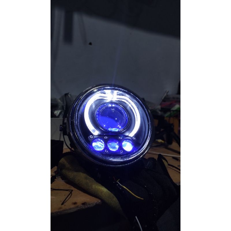 Jual biled ninja ss aes turbo gen2 +minilaser rgb | Shopee Indonesia