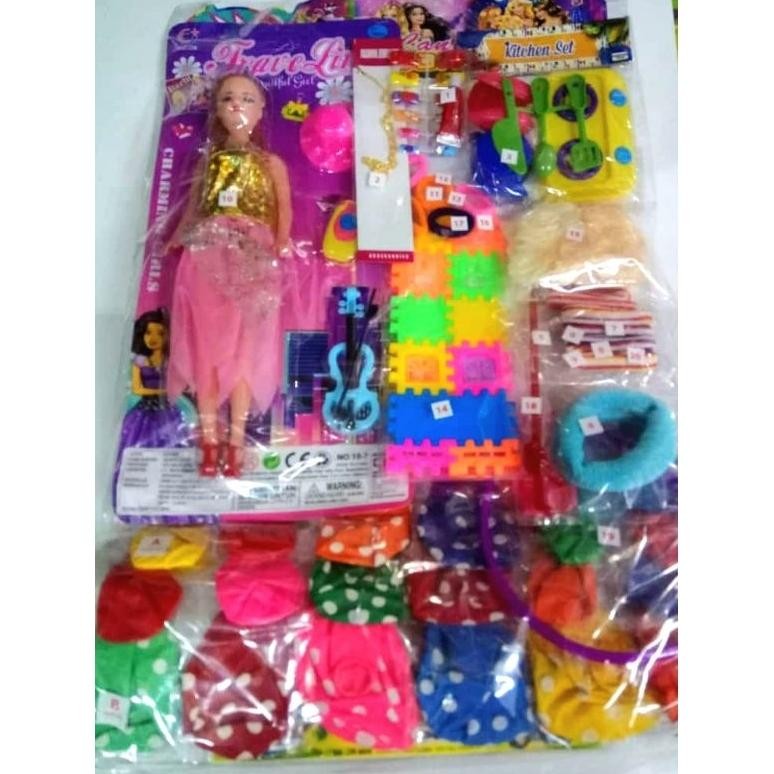 Jual hj-77 Gesekan Tarik Hadiah Kolas Mainan Anak Murah Army Barbie ...