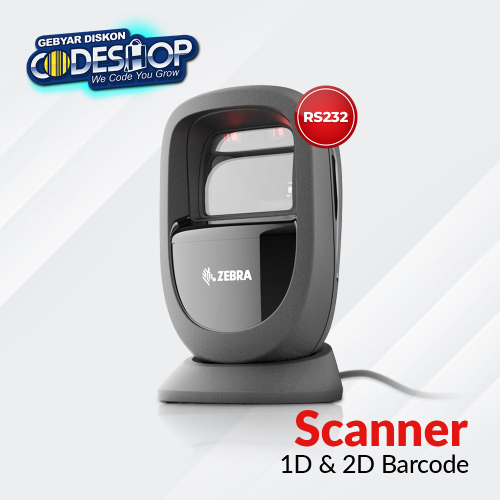 Jual Zebra DS9308 Scanner Barcode Omni 1D 2D Scan QR Code Efaktur RS232 ...