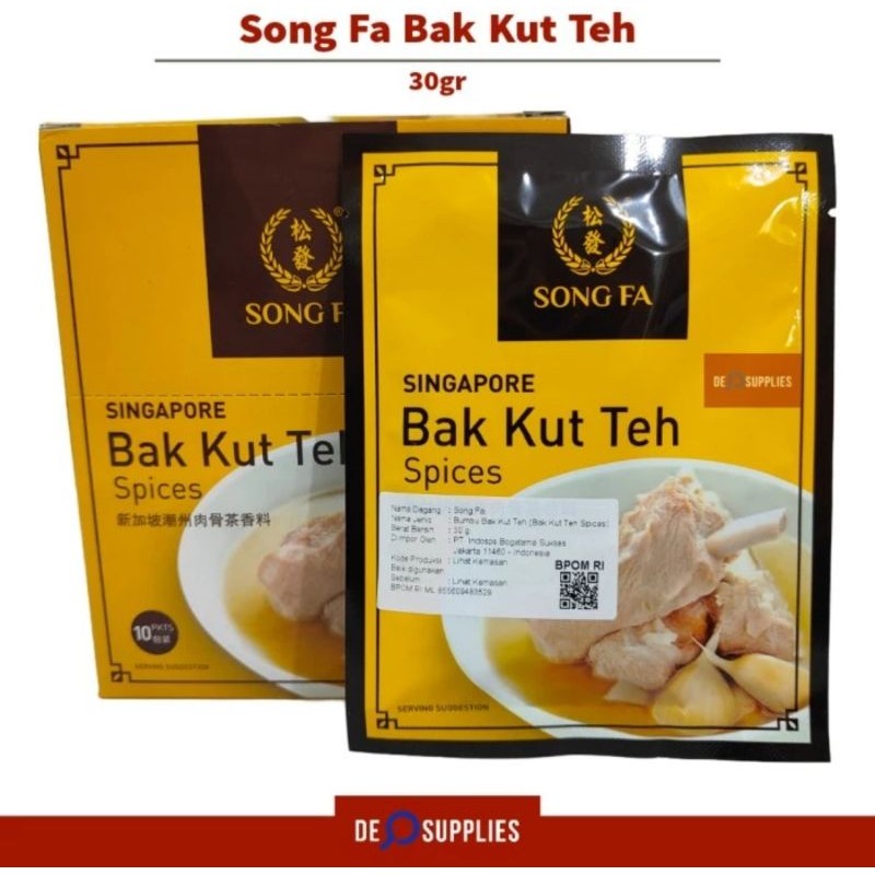 Jual Song Fa Bak Kut Teh Singapore 30gr - Songfa Bakut Teh Bumbu Bakkut ...