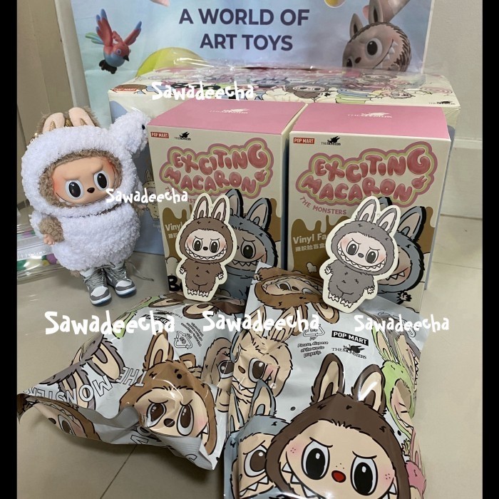 Jual ReadY!! Labubu Macaron Popmart Original / labubu boneka thailand ...