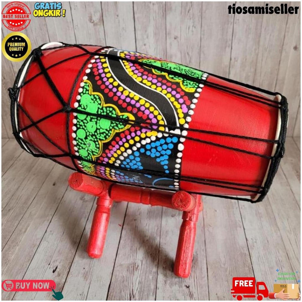 Jual Mainan Tradisional Anak Kendang Jawa Seni Jaranan Panjang 30Cm ...