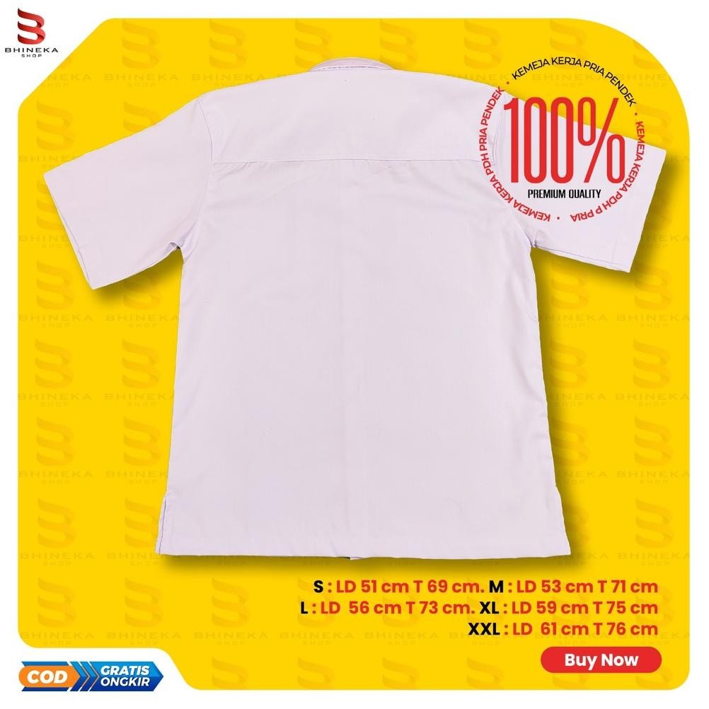 Jual BISA COD Seragam Pns Putih Pria Kemeja Pdh Pns Putih Kemeja Kerja ...
