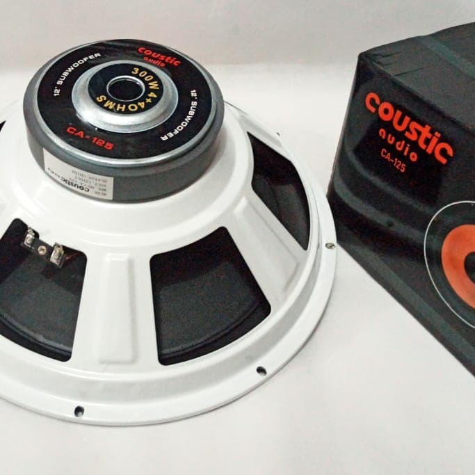 Jual Paling Baik Subwoofer Coustic Audio Ca 125 - Car Audio 12 Inch ...