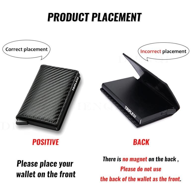 Jual Cuci Gudang Tripledi Dompet Kartu Lontar Anti Scan Rfid Block Auto ...