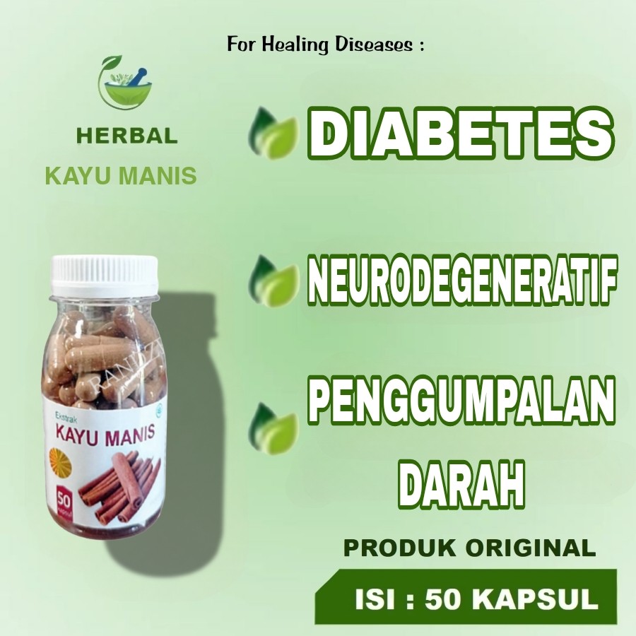Jual Obat herbal jamu kayu manis suplemen kesehatan susut lemak dan ...
