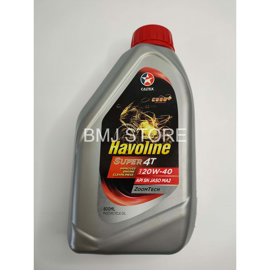 Jual Oli caltex havoline super 4t core plus 800ML 0.8 L Original ...