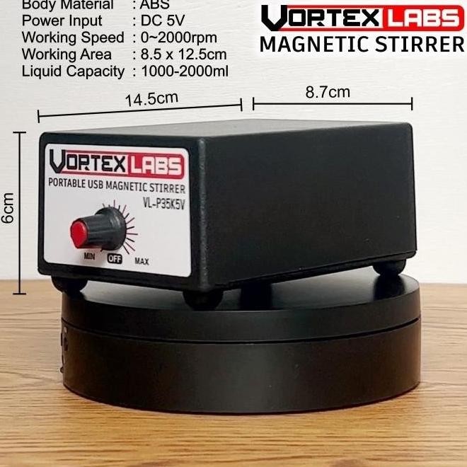 Jual VORTEX LAB Mini USB Magnetic Stirrer Vortex Mixer Magnetic Mixer ...
