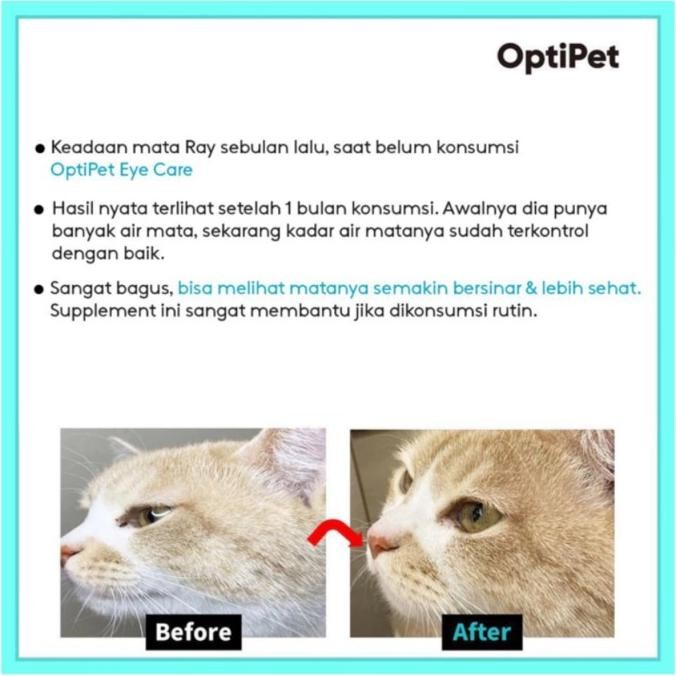 Jual Optipet Eye Care Vitamin Mata Tear Stain Anjing Kucing Dog Cat | Shopee Indonesia