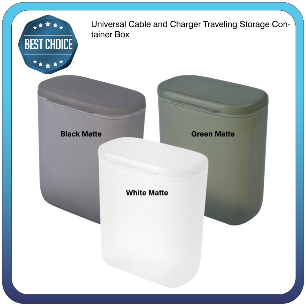 Jual Arte Universal Cable and Charger Traveling Storage Container Box ...
