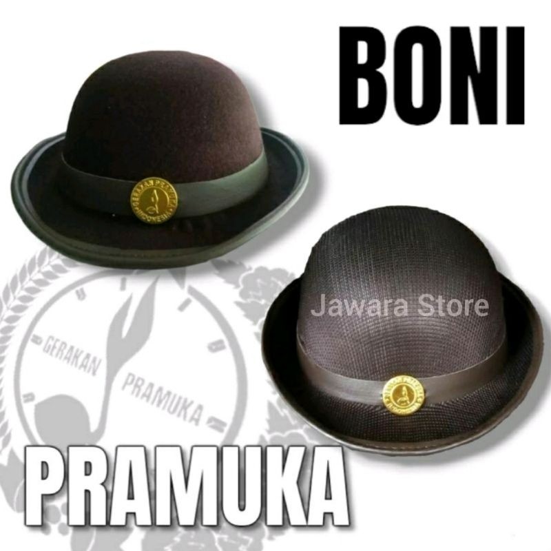 Jual Topi Boni Pramuka SD SMP SMA Perempuan Penggalang Penegak Tebal ...