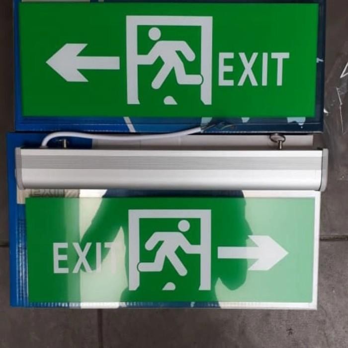 Jual Lampu Exit Led Arcylic / Lampu Darurat / Emergency Exit / Lampu ...