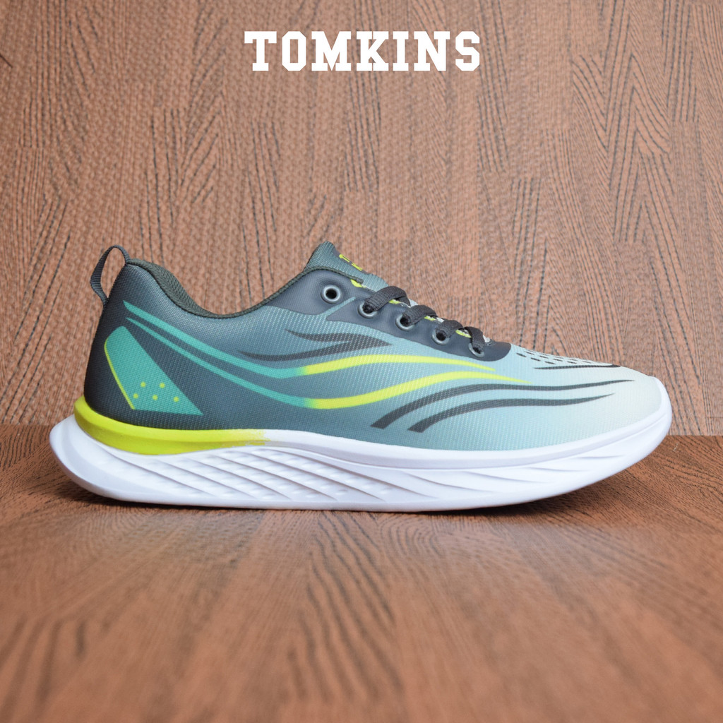Jual TOMKINS Daddio Alpha - Grey Turquise Sepatu Olahraga | Shopee ...