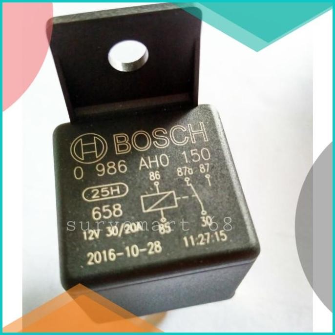 Jual Relay Kaki 5 12V 30A - BOSCH (Original) 140BZ4 sparepart | Shopee Indonesia