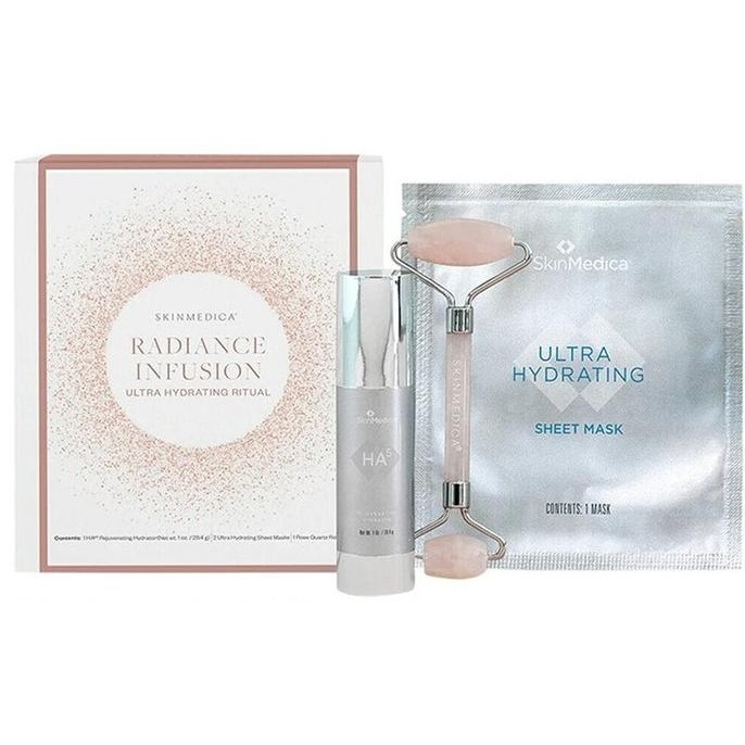 Jual SkinMedica Radiance Kit HA5 Hyaluronic Jade Roller Hydrating Mask ...