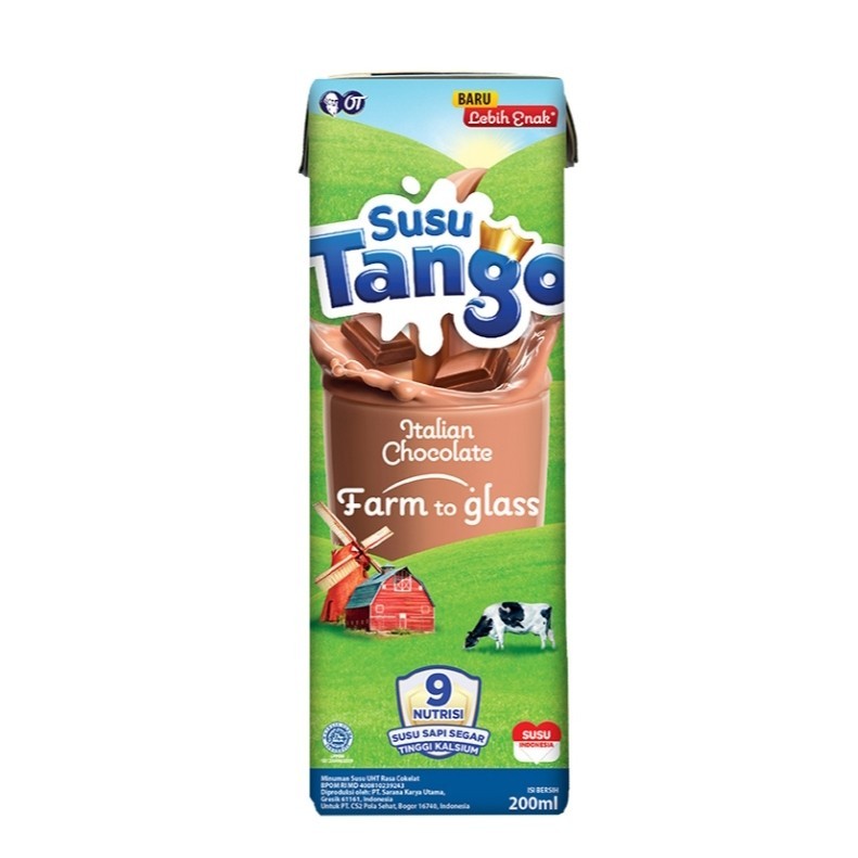 Jual Tango Drink Velluto Susu UHT Italian Chocolate 200 ml | Shopee ...