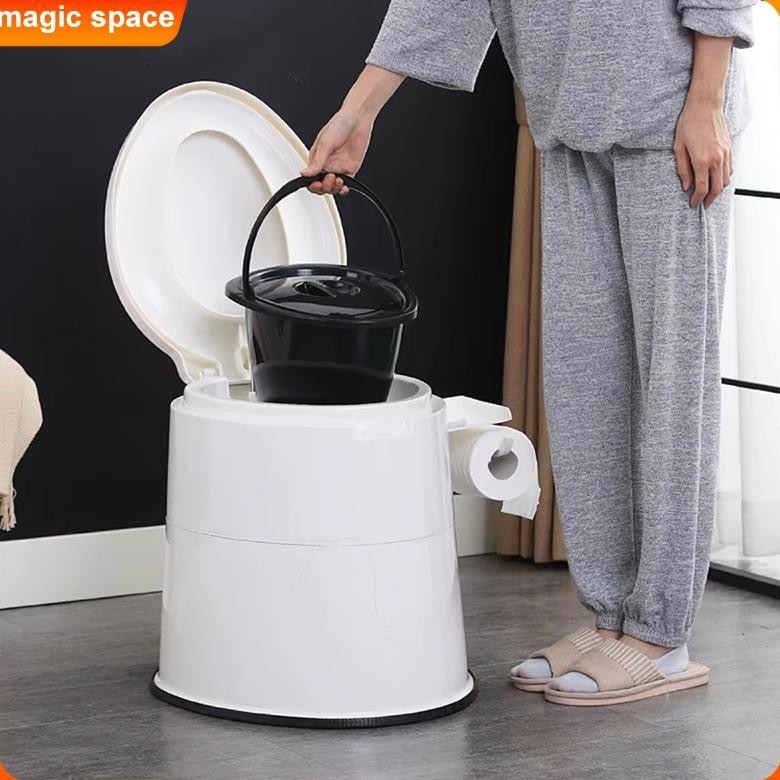 Jual Mobile toilet closet portable kloset Duduk Toilet Portable Plastic ...