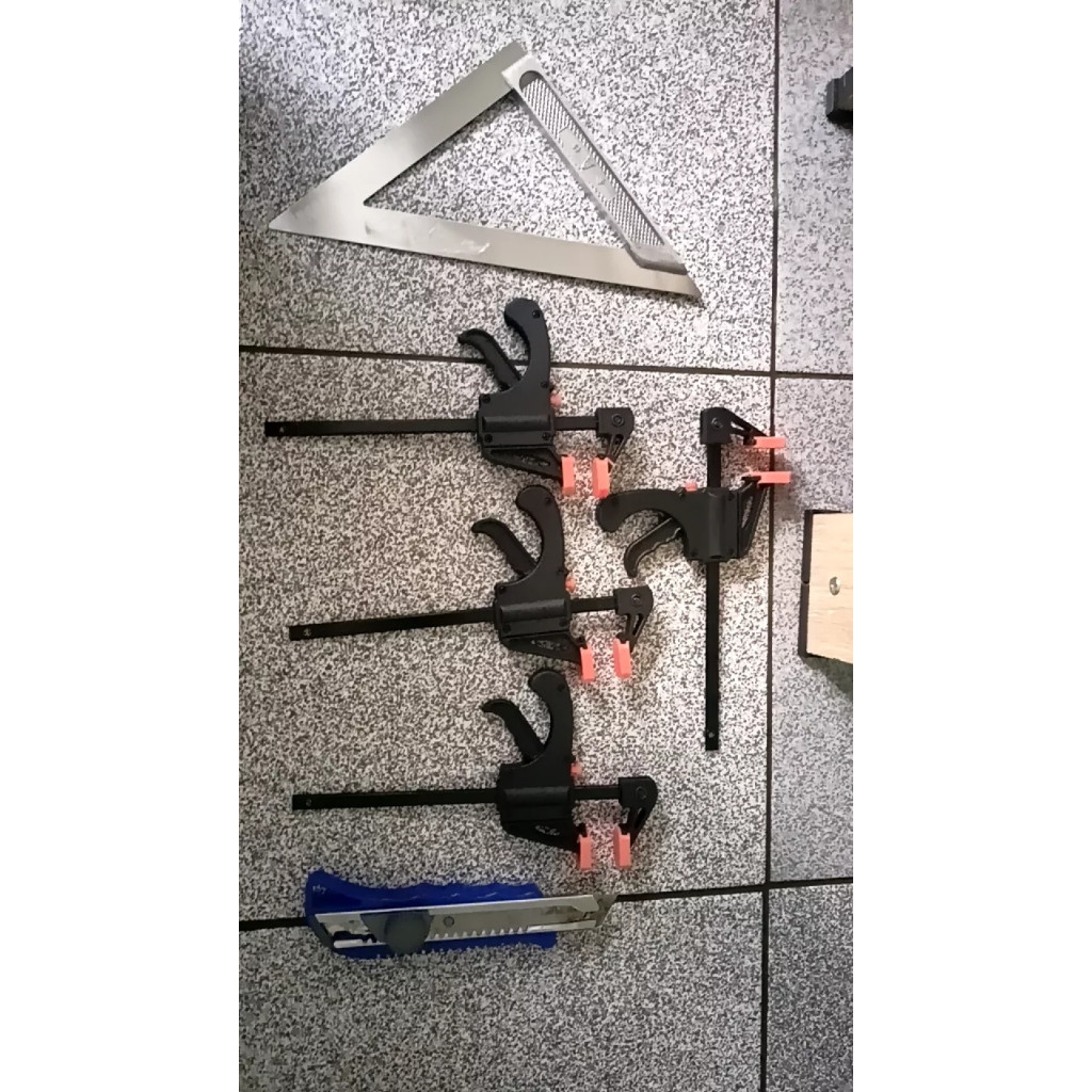 Jual Alat Press Kayu Klem Clip DIY Wood Working Penjepit Kayu 4 Inchi F ...