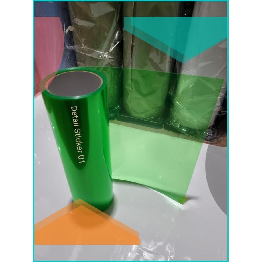 Jual Sticker Smoke Transparan Hybrid 3 layer/ lapisan lebar 30cm ...
