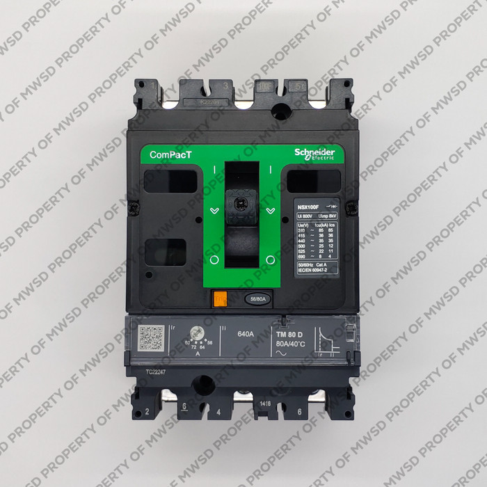 Jual SCHNEIDER MCCB NEW NSX100F 3P 80A TMD 36KA TMD C10F3TM080 | Shopee Indonesia
