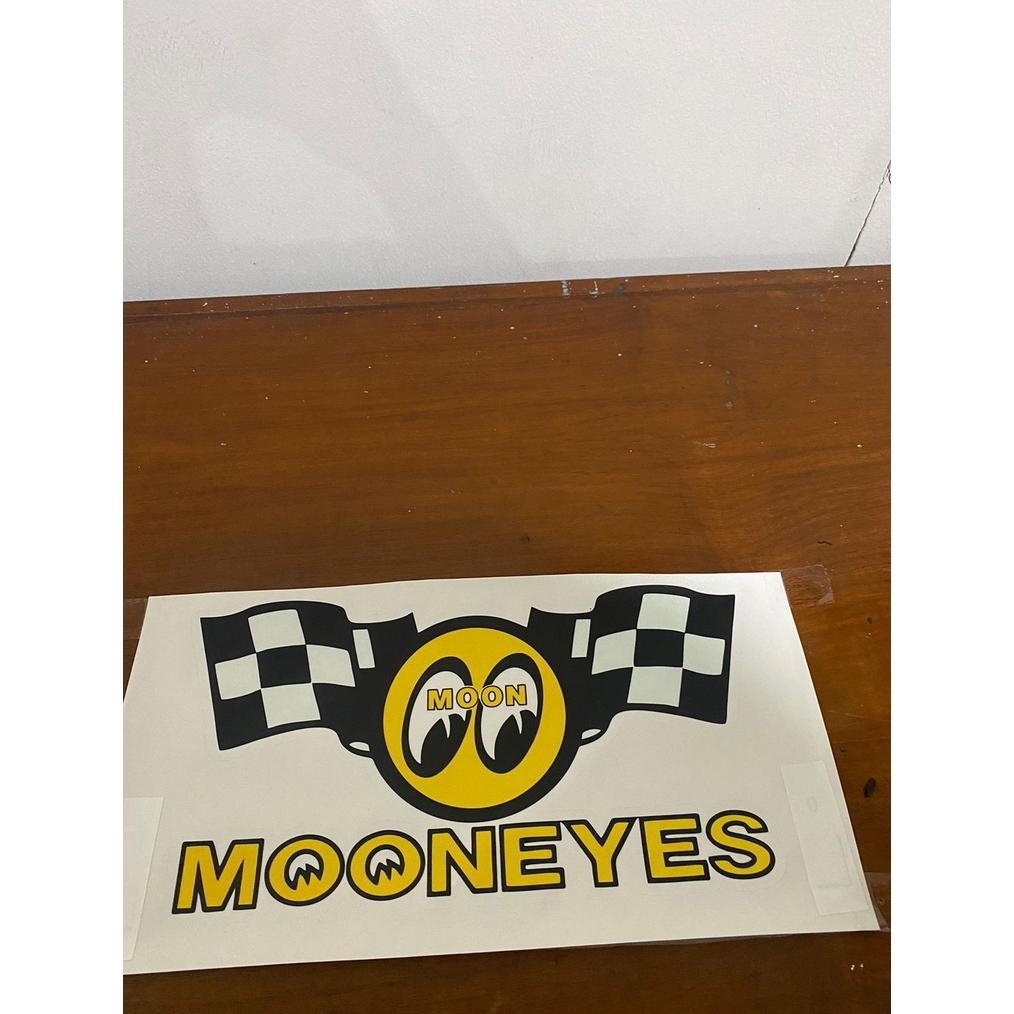 Jual STICKER MOONEYES - STIKER MOTOR - STICKER MOONEYES FLAG BIG ...