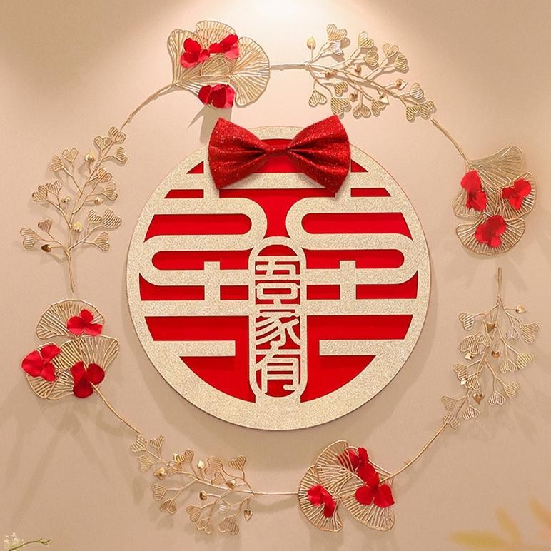 Jual Premium Shuang Xi Backdrop / Background Sangjit / Backdrop ...