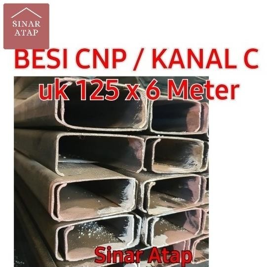 Jual Besi Cnp / Kanal Cnp Lebar 125 | Material | Shopee Indonesia