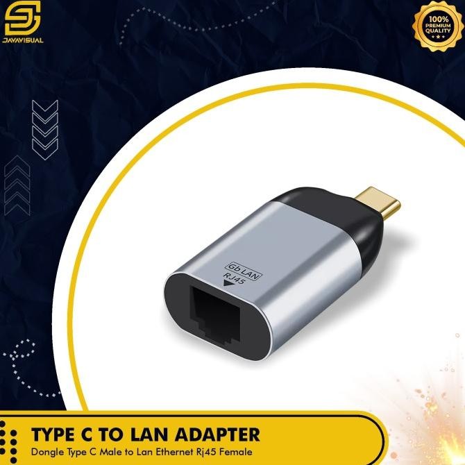 Jual HARGA DISC - USB Type C to Ethernet Adapter RJ45 Network Port ...