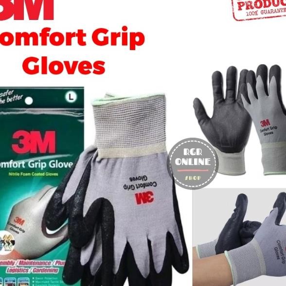 Jual Sarung Tangan 3M Comfort Grip Gloves Sarung Tangan Listrik Statis ...