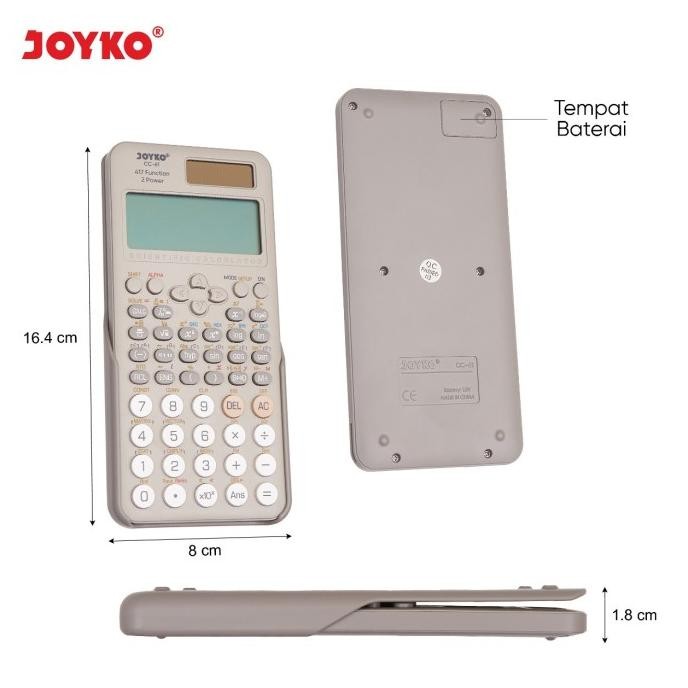 Jual Special Promo JOYKO CC 61 Scientific Calculator sama FX-991ES Kalkulator Ilmiah ORI ...
