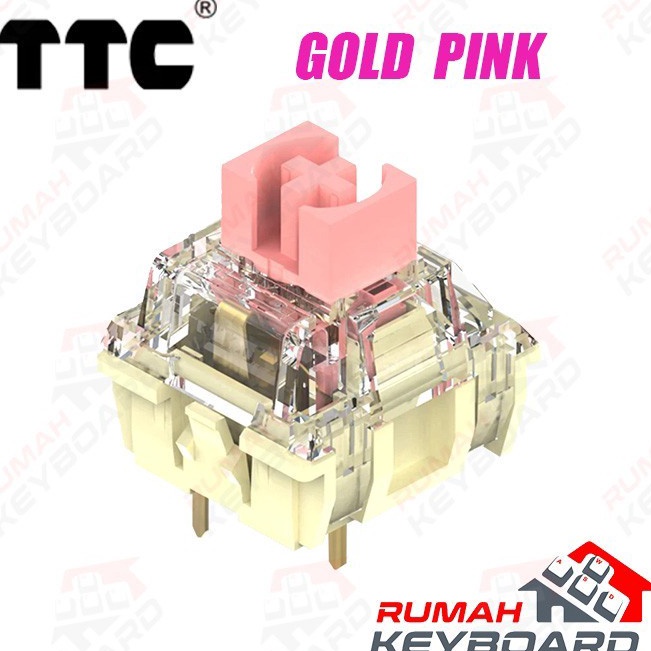 Jual Promo SWITCH - TTC - GOLDEN PINK - 3 PIN - 37g - PCB MOUNT ...
