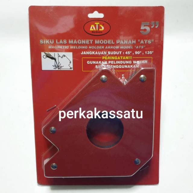 Jual SIKU LAS MAGNET MODEL PANAH 5" ATS MAGNETIC WELDING HOLDER ARROW ...