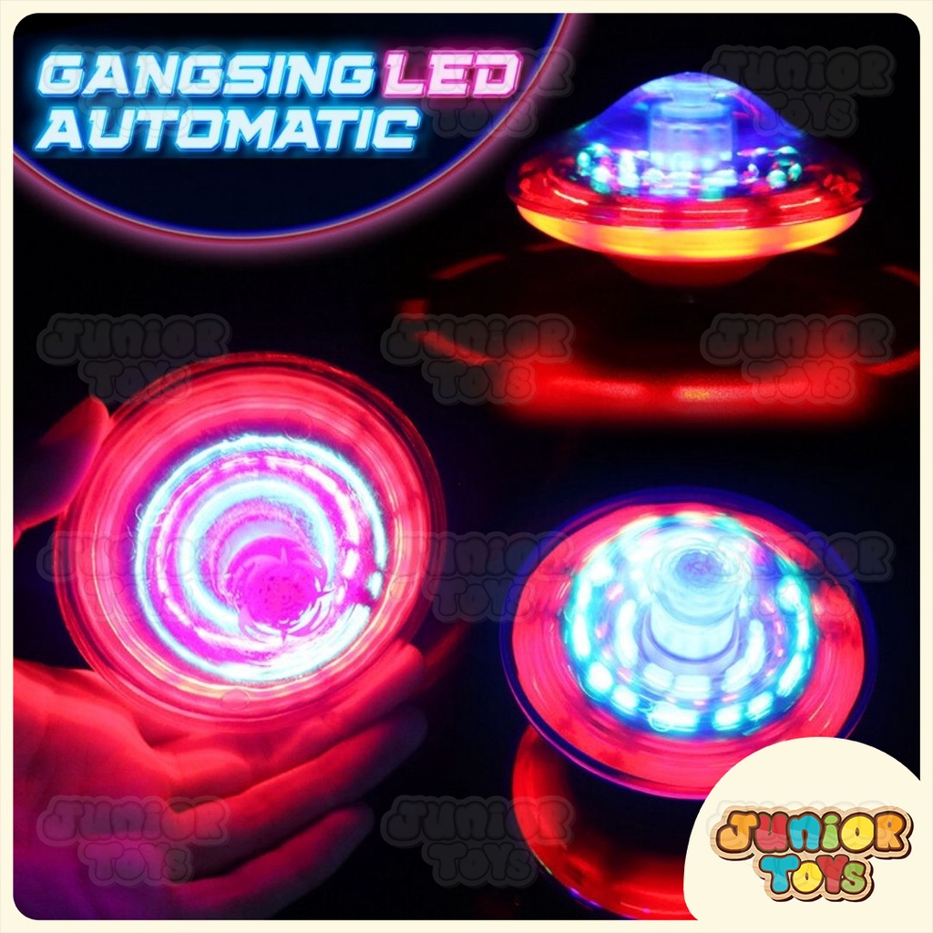 Jual Mainan Gangsing Anak 3in1 Gasing LED Automatic Nyala Lampu Top Spinner Toys | Shopee Indonesia