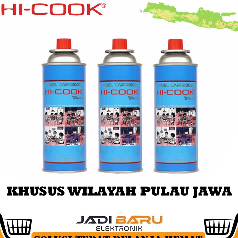 Jual ★★★ Mrd Tabung Gas Mini Hi-Cook Gas Kompor Portable Hicook ...