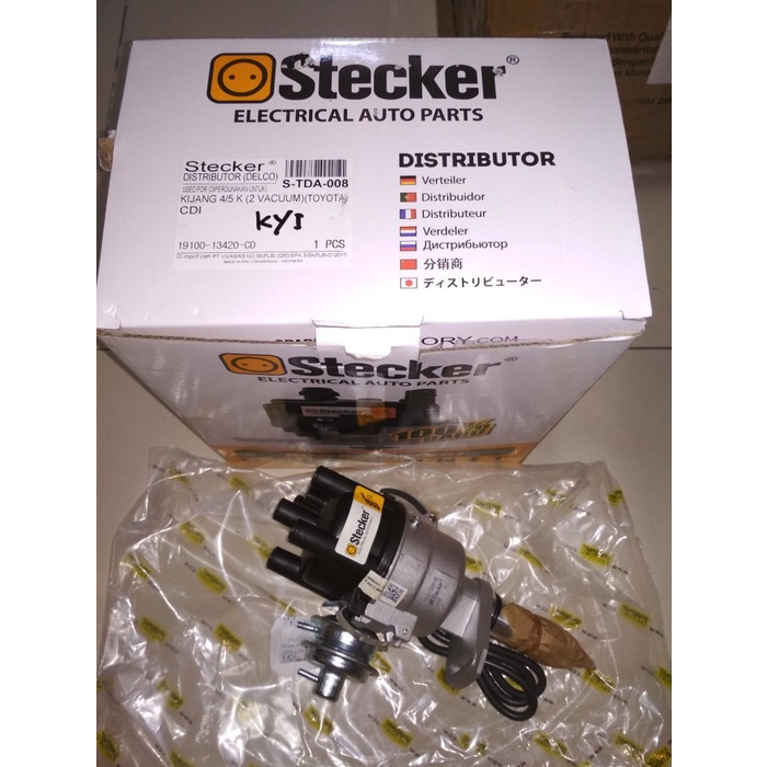 Jual Distributor Assy Delco Toyota Kijang 4K 5K 2 Vacuum Cdi Stecker ...