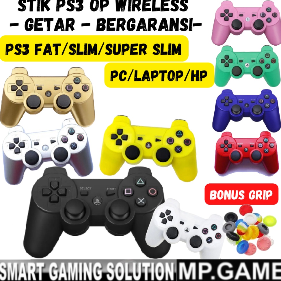 Jual STOK TERBARU Stik PS3 Stick PS3 Wireless Original Ori Pabrik Warna ...